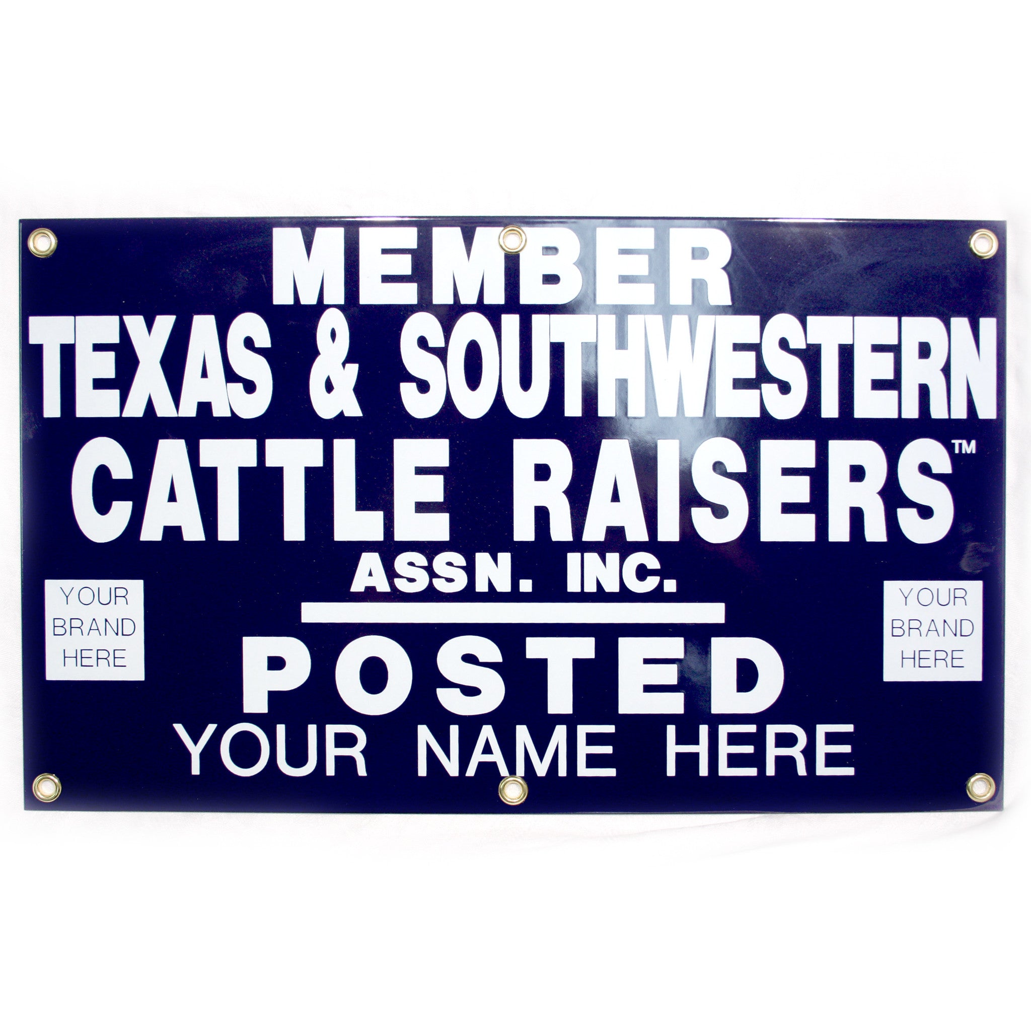 TSCRA Personalized Gate Sign 20x12 – Cattle Raisers Trading Co.